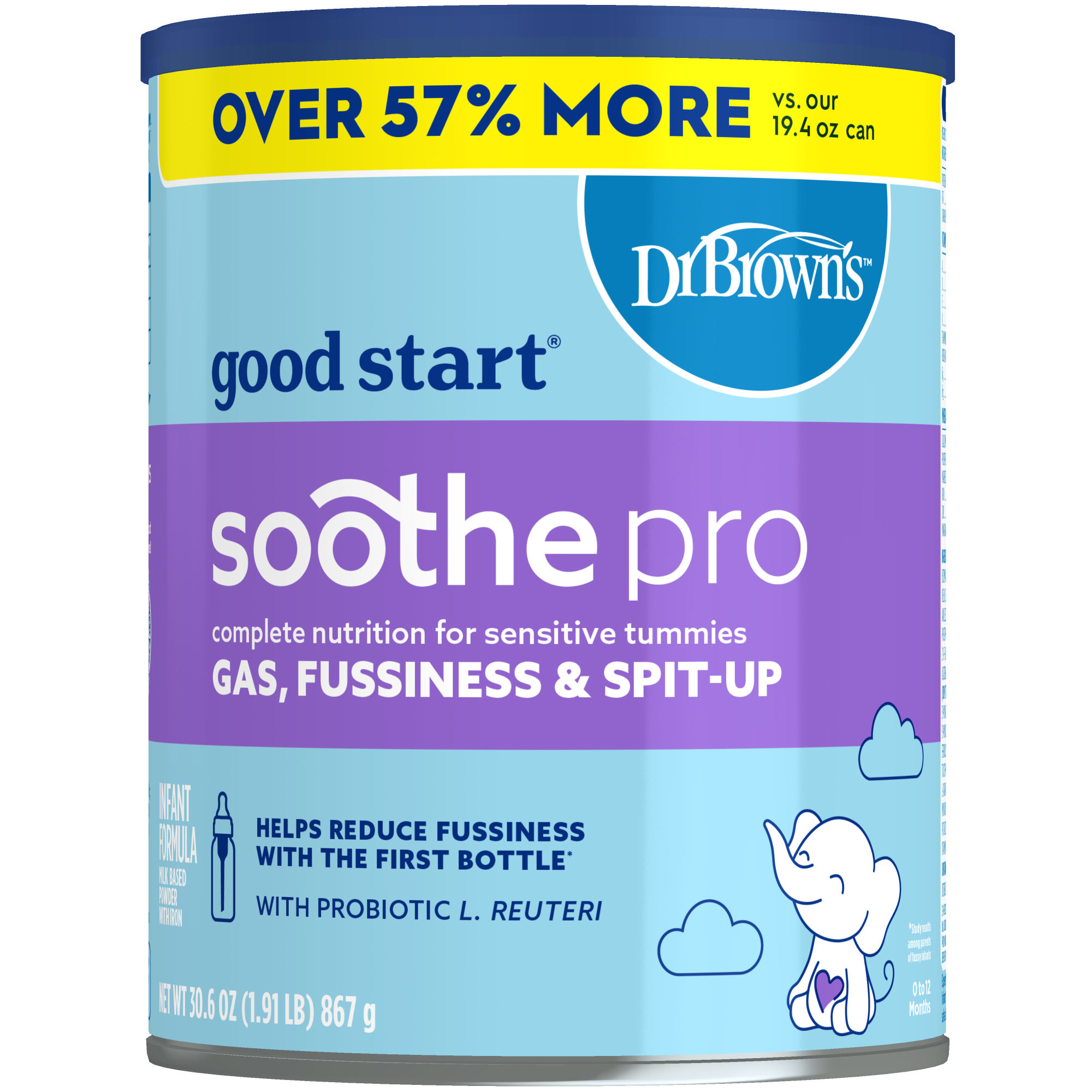 Good Start® Dr. Brown's™ Soothe Pro™ Infant Formula Powder – Good Start Baby Formula