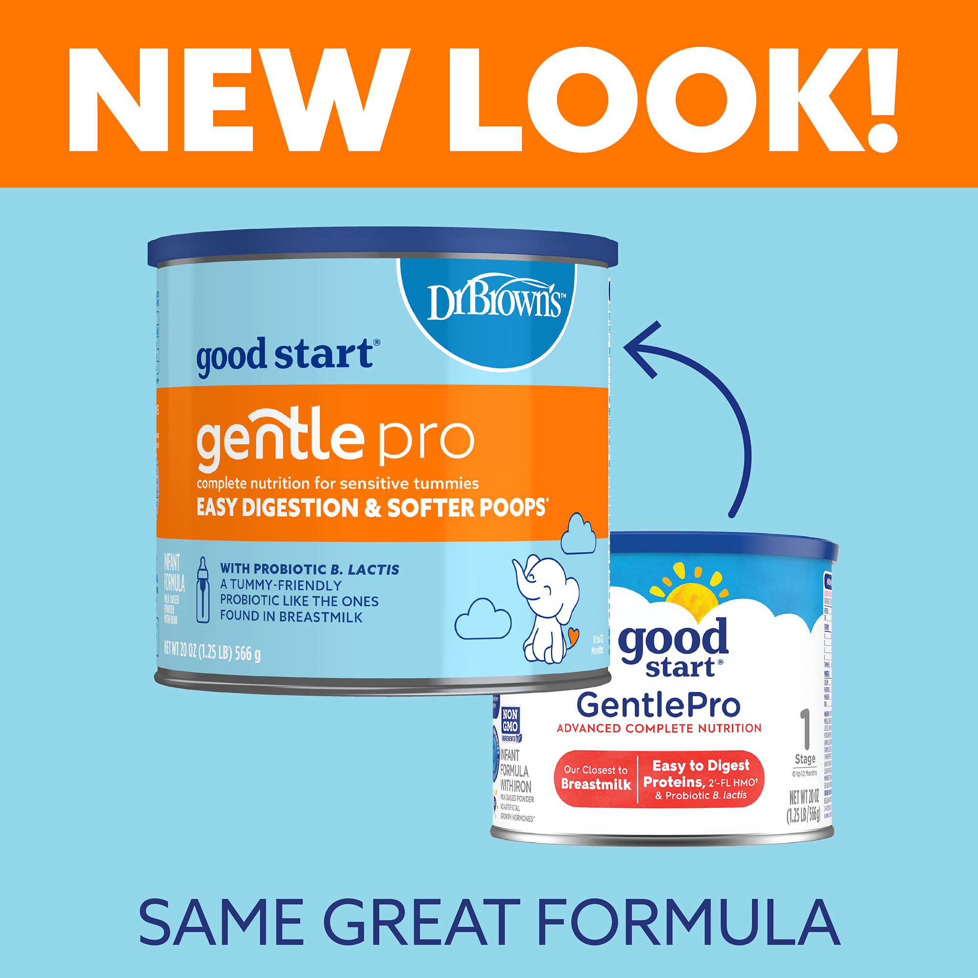 Good Start® Dr. Brown's™ Gentle Pro™ Infant Formula Powder – Good Start ...